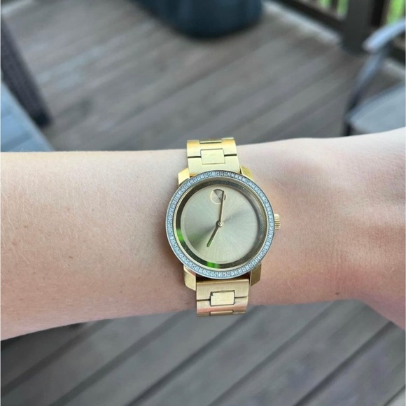 Movado | Accessories | Movado Bold Gold Watch | Poshmark